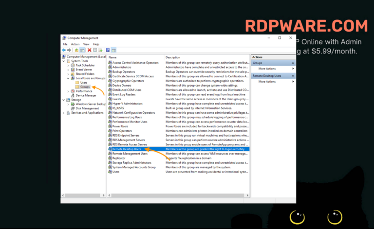 How to Create User Accounts in RDP Windows Server 2022 - RDPWARE