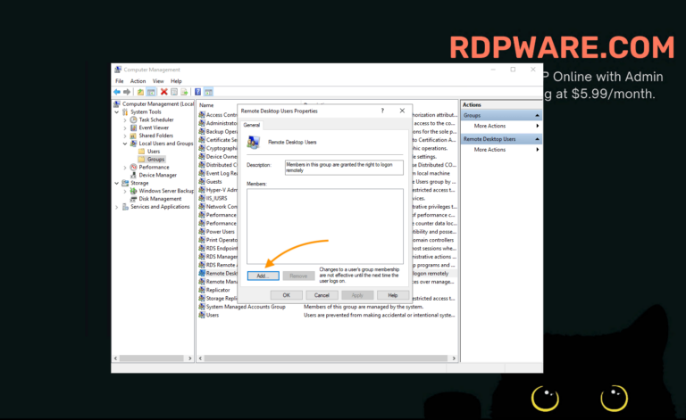How to Create User Accounts in RDP Windows Server 2022 - RDPWARE