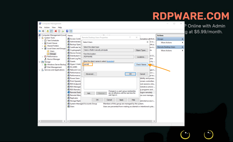How to Create User Accounts in RDP Windows Server 2022 - RDPWARE